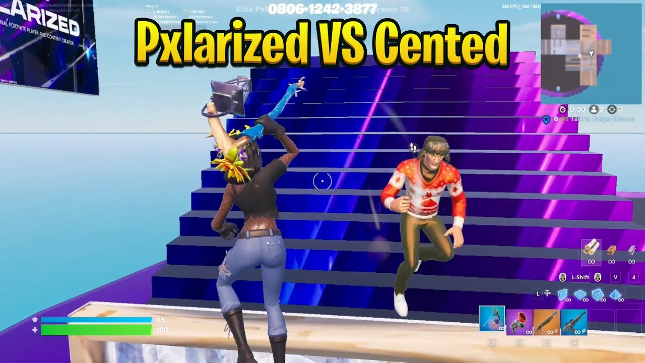 Pxlarized VS Cented in 1v1 0 Delay - YouTube