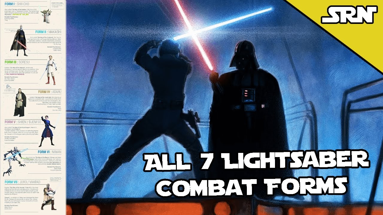 Every Lightsaber Combat Form | Star Wars Lore - YouTube