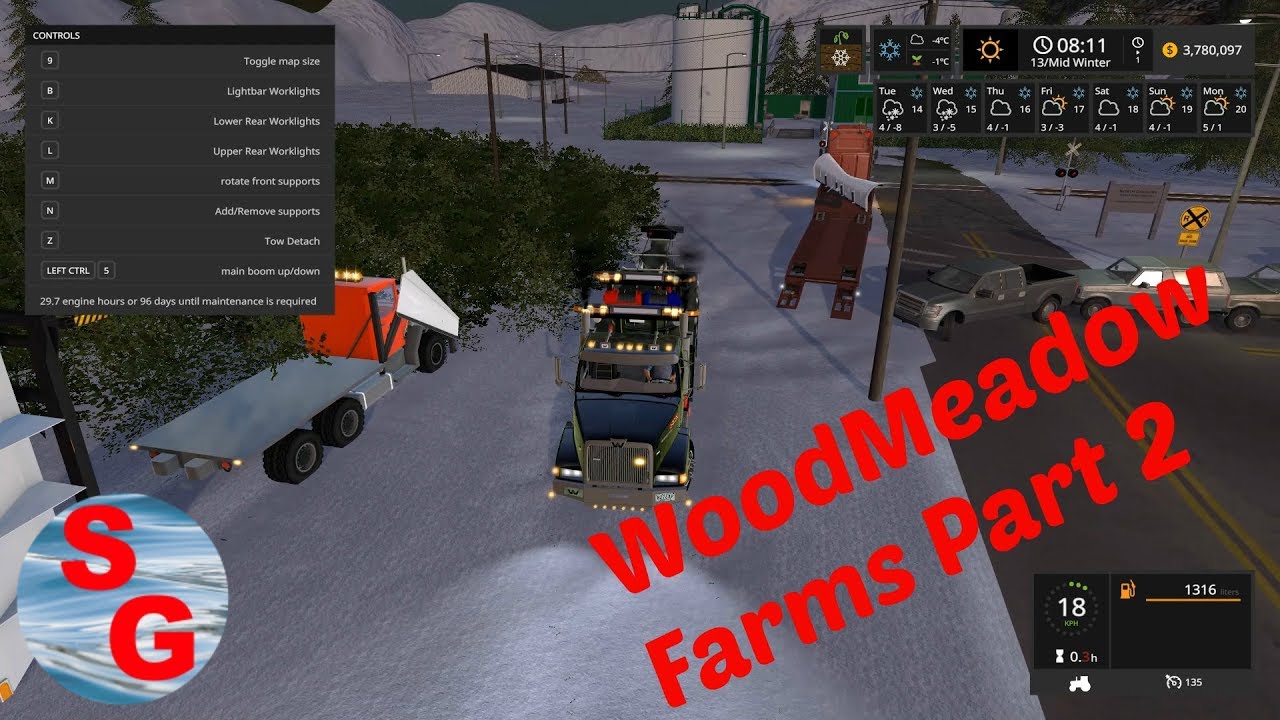 Wood meadow Farm | Part 2 | Heavy Rescue | Fs17 Mods - YouTube
