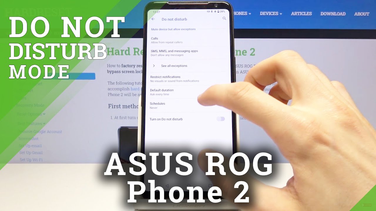 How to Enable DND Mode in ASUS ROG Phone 2 – Set Up Do Not Disturb Mode ...