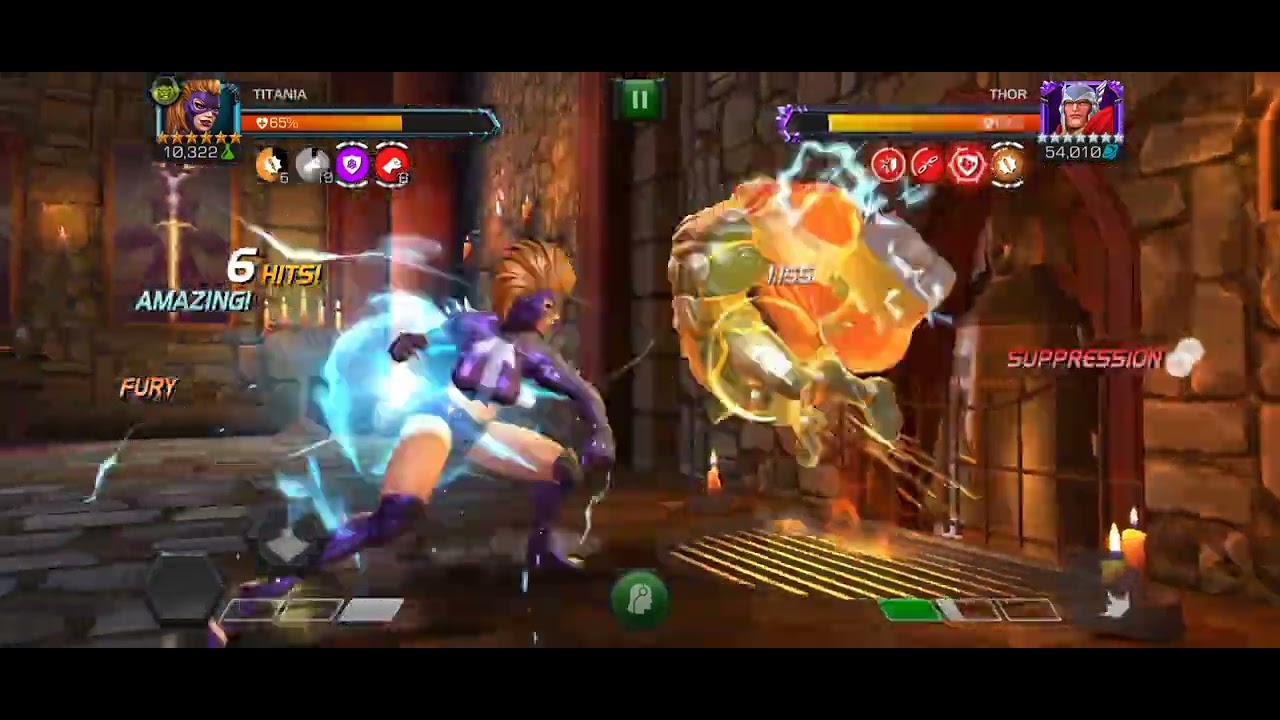 Titania damage Mcoc Thor mcoc new event gameplay marvel new best class ...