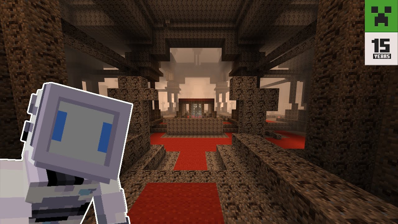 Escaping A Glitched Prison In Minecraft's 15th Anniversary Map!!! - YouTube