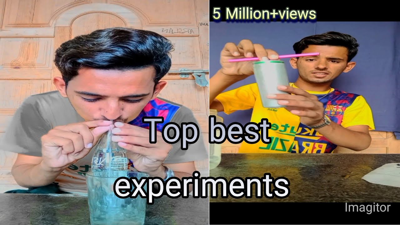 Top 10 cold drink tricks and science experiments #experimens - YouTube