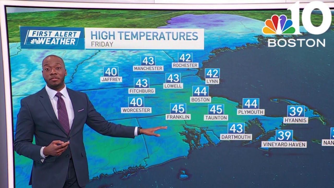 Cold night, chilly Friday ahead for Boston - YouTube