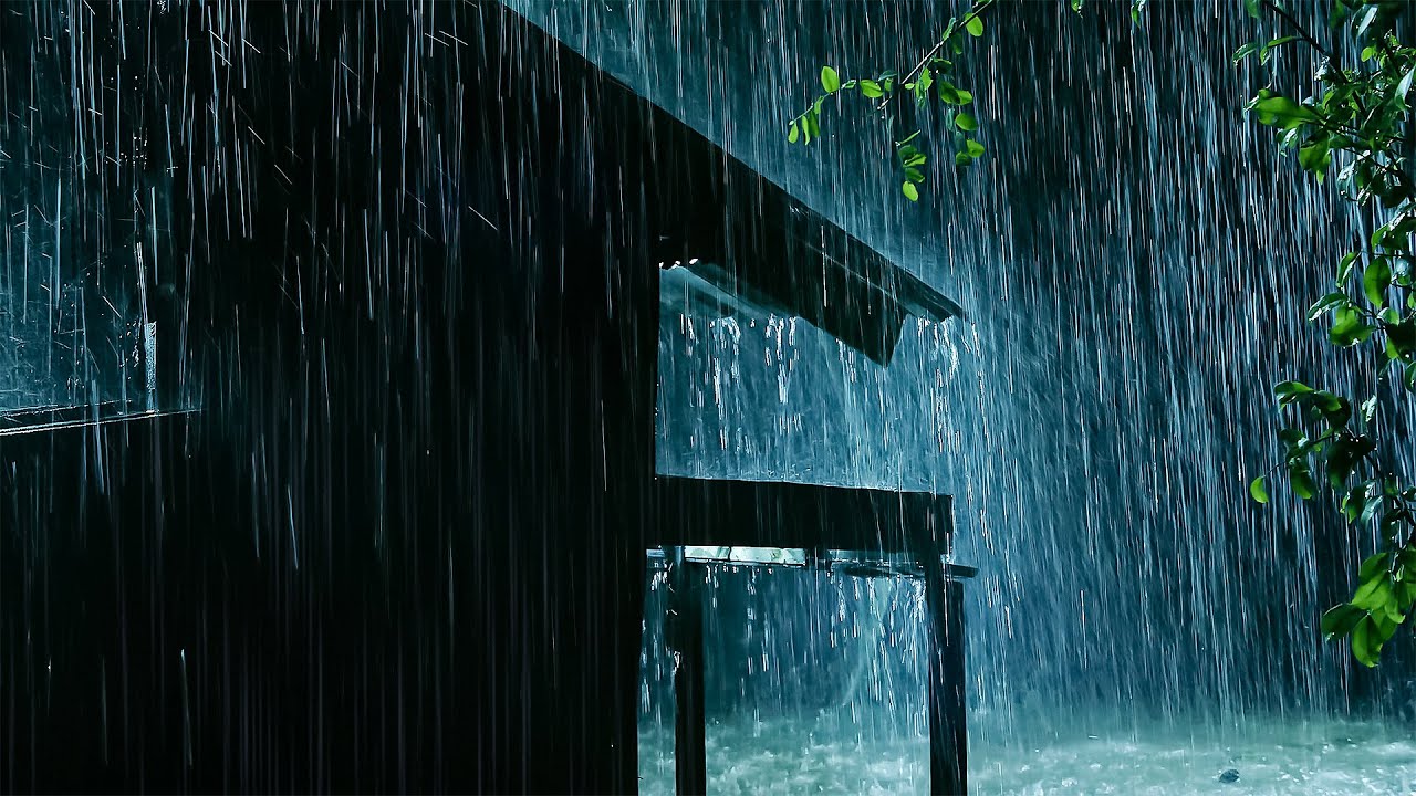 Hypnotic Rain & Rumbling Thunder Sounds for the Best Sleep Ever ...