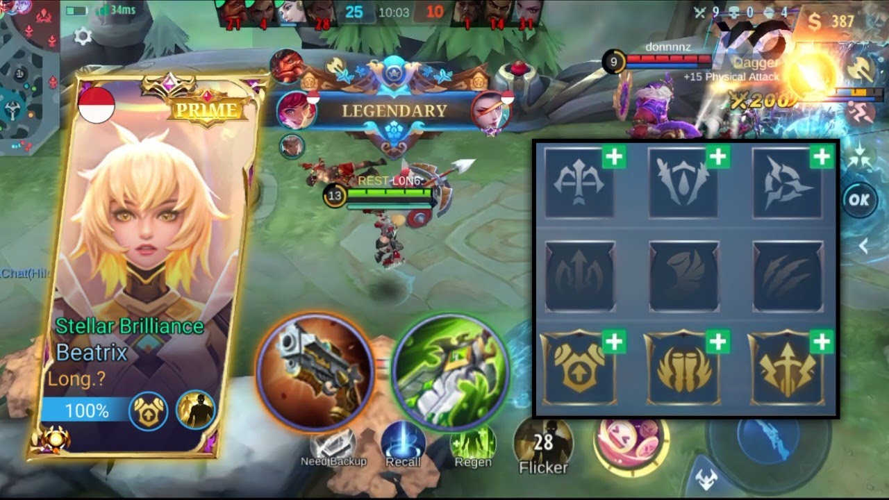 Set Build & Emblem Beatrix Tersakit 2023 + Lifesteal Deres!! MLBB - YouTube