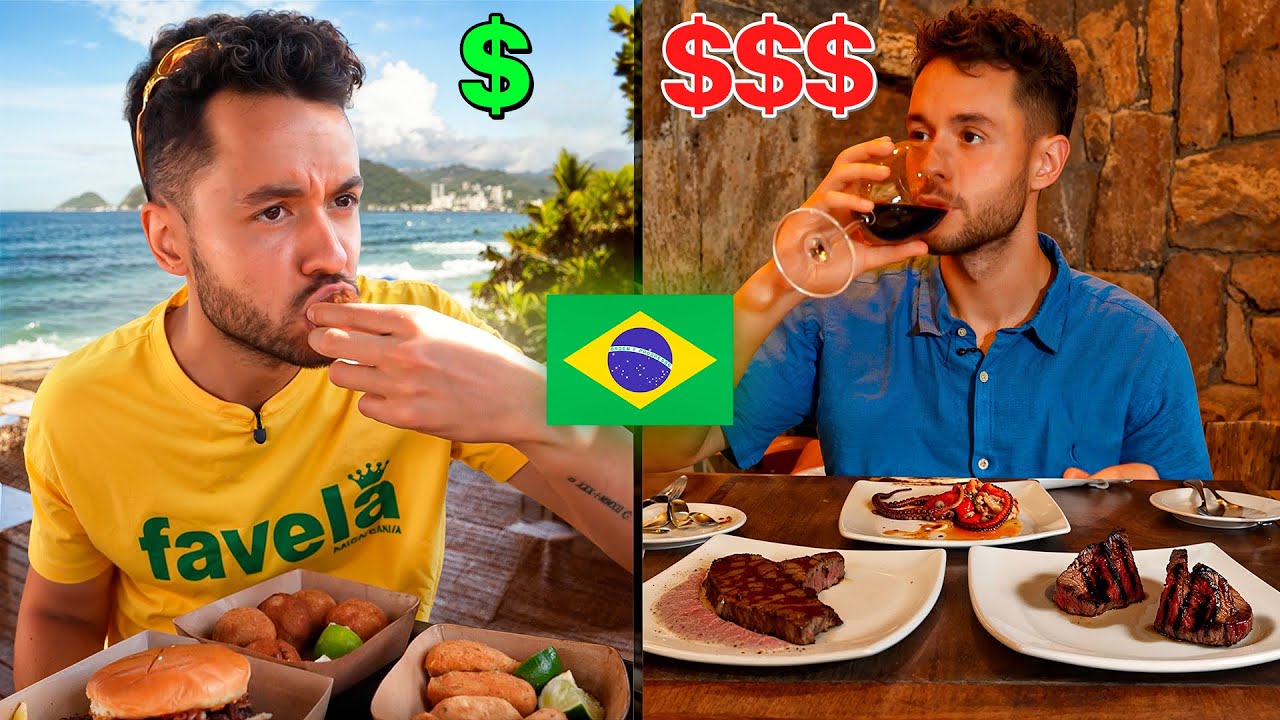 RESTAURANTE DE LUJO VS BARATO EN RÍO DE JANEIRO - TheGrefg - YouTube