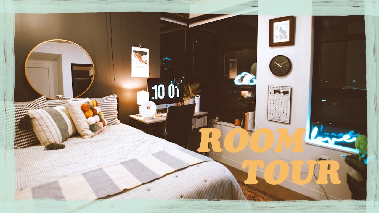 my apartment + room tour | summer internship - YouTube