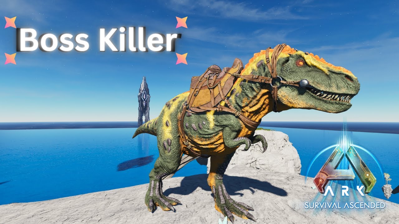 Ark Ascended moded taming this rex was not easy - YouTube