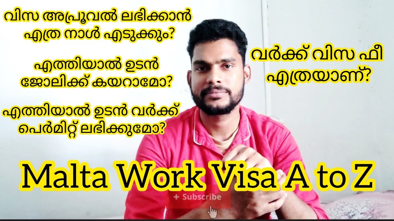 Malta Work Visa Application Process A TO Z malta malayalam agency malta-work-visa-application-process-a-to-z-malta-malayalam-agency