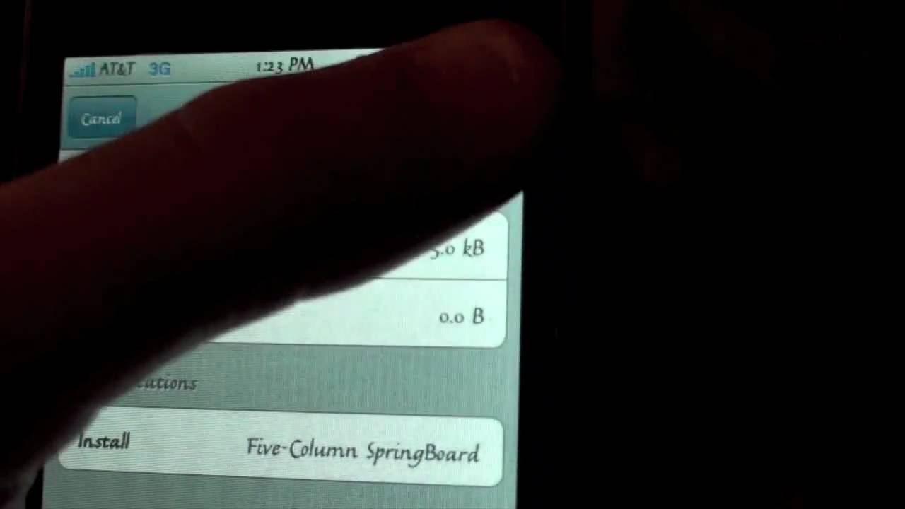 How To Get 5 Icon SpringBoard. 5x4 icons. 20 Apps per page! iPhone or ...