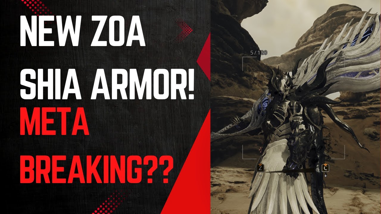 NEW ZOA SHIA ARMOR. INSANE PERKS. MH WILDS TITLE UPDATE 1. - YouTube