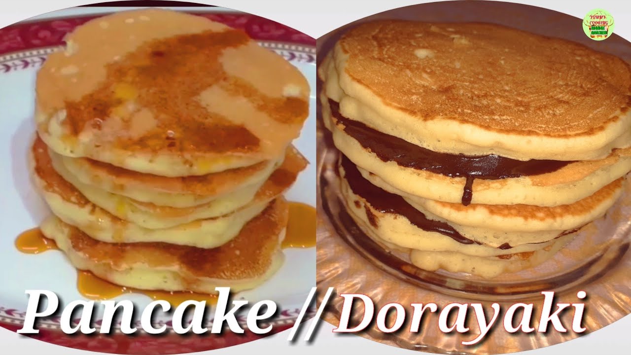 Dorayaki/doraemon cake/fluffy pancakes - YouTube