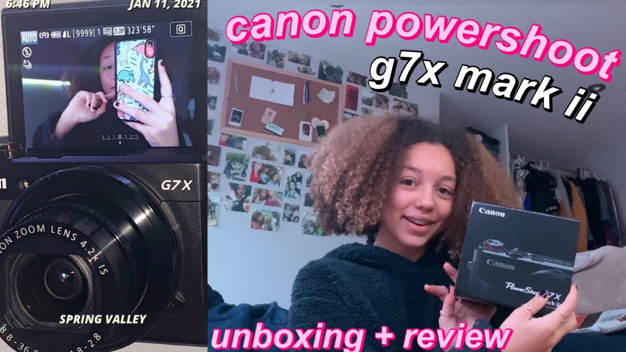 canon powershot g7x mark ii unboxing + review - YouTube