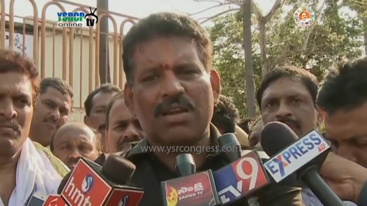 YSRCP MLA Chevireddy Bhaskar Reddy addresses media after Releasing from ...
