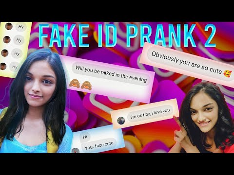 Instagram Fake ID Prank 2 - YouTube