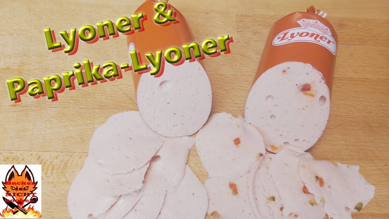 Lyoner & Paprika-Lyoner herstellen - YouTube