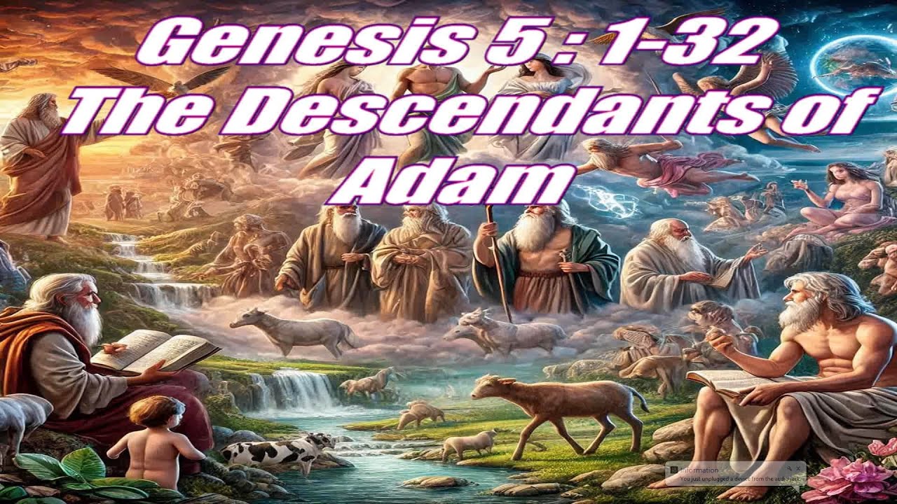 Genesis 5: 1-32 - The Descendants of Adam - YouTube
