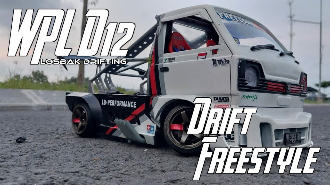Tutorial Drift WPL D12 Full Costum Modifikasi - YouTube