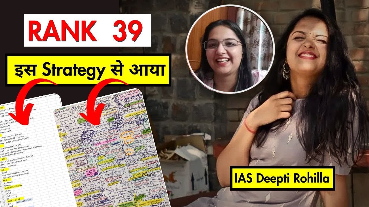 Toppers Talk with [AIR 39] IAS Deepti Rohilla | Geography Optional ...