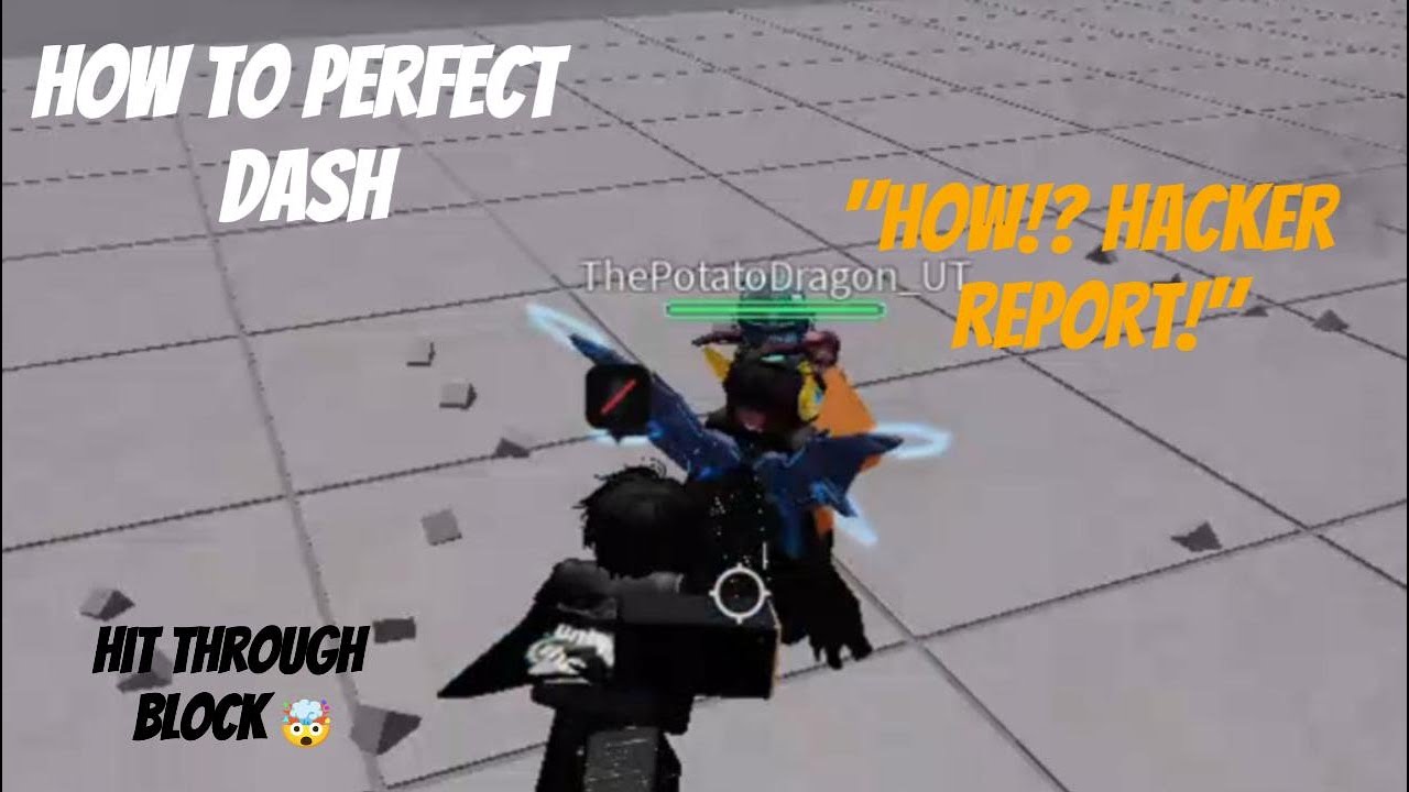 How to perfect dash | The Strongest Battlegrounds | TSB | Roblox - YouTube