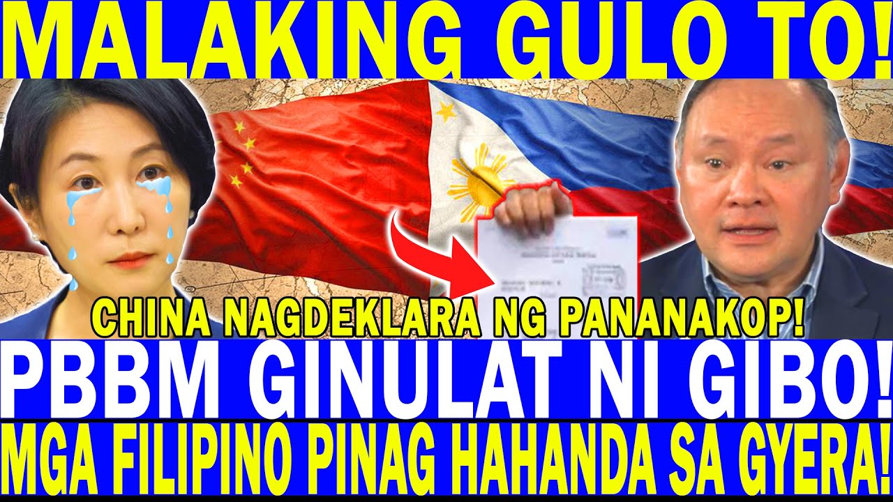 MALAKING GULO TO! PBBM GINULAT NI GIBO! PANANAKOP CHINA! FILIPINO PINAG ...