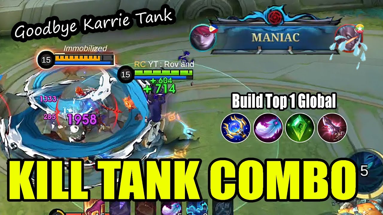 COMBO KILL TANK TRUE DAMAGE - Build Top Global 1 Julian - YouTube