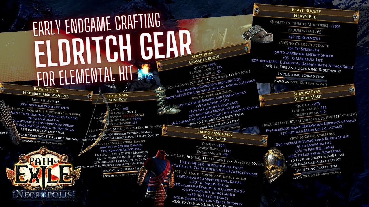 [PoE 3.24] Early Endgame Crafting Guide for Eldritch Gear and Elemental ...