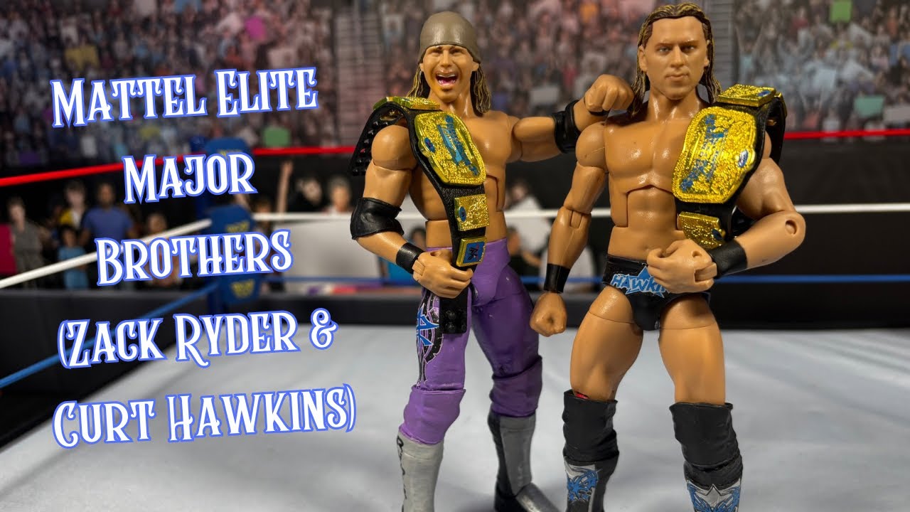 Mattel Elite Major Brothers (Zack Ryder & Curt Hawkins) - WIP Wednesday ...