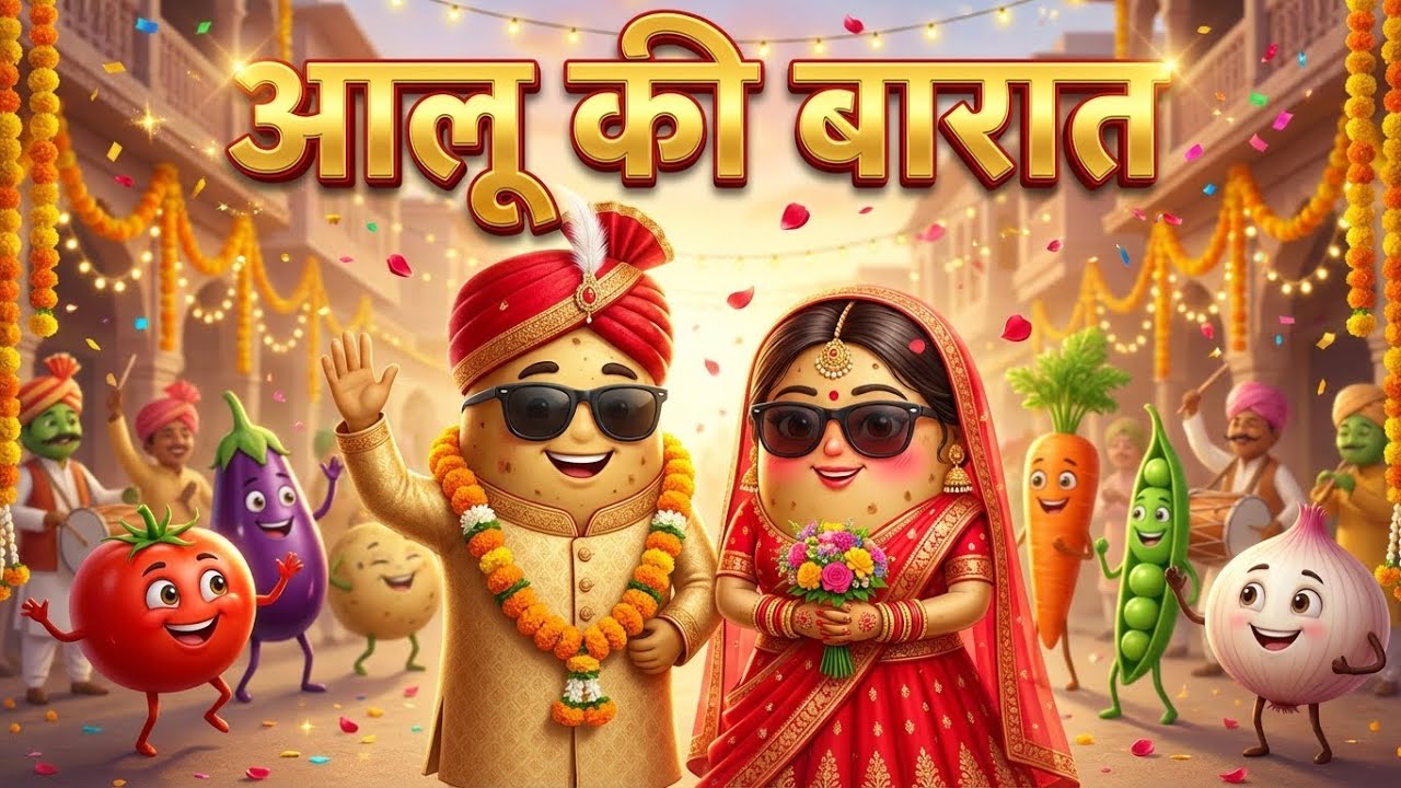 Aalu Ki Nikali Barat | banti & Boo | Hindi Cartoon Video | Hindi song ...