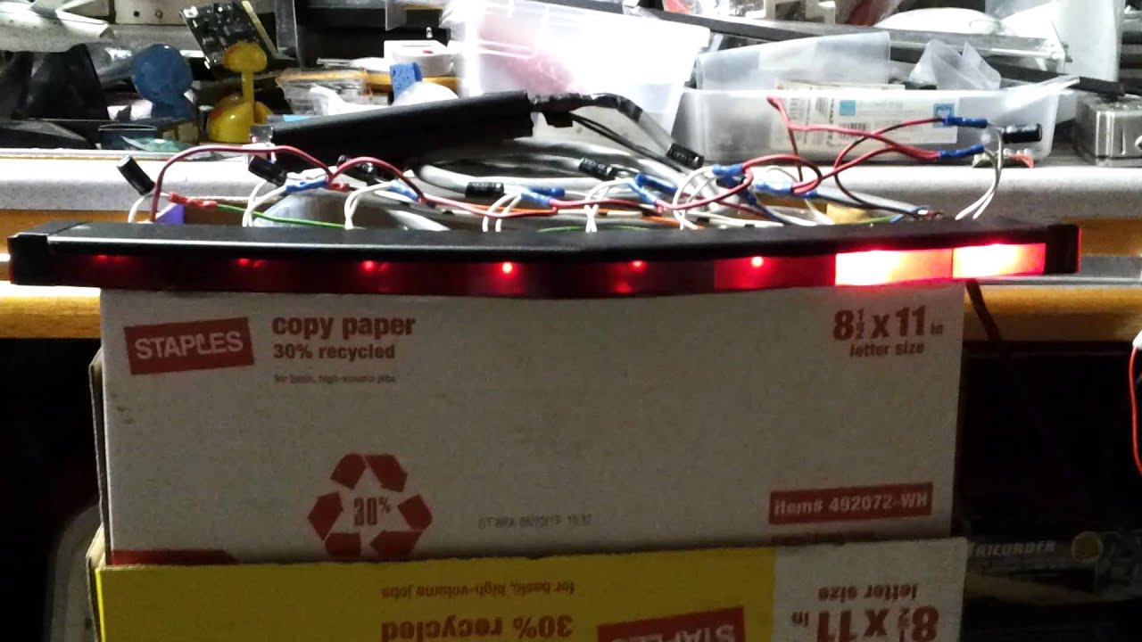 Scanner 13 LED Bulb test with Halogen Controller - YouTube