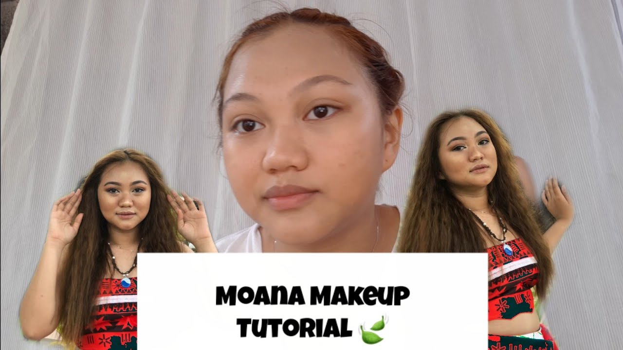 MOANA MAKEUP TUTORIAL 🍃 | Wiyan Vlogs🎀 - YouTube