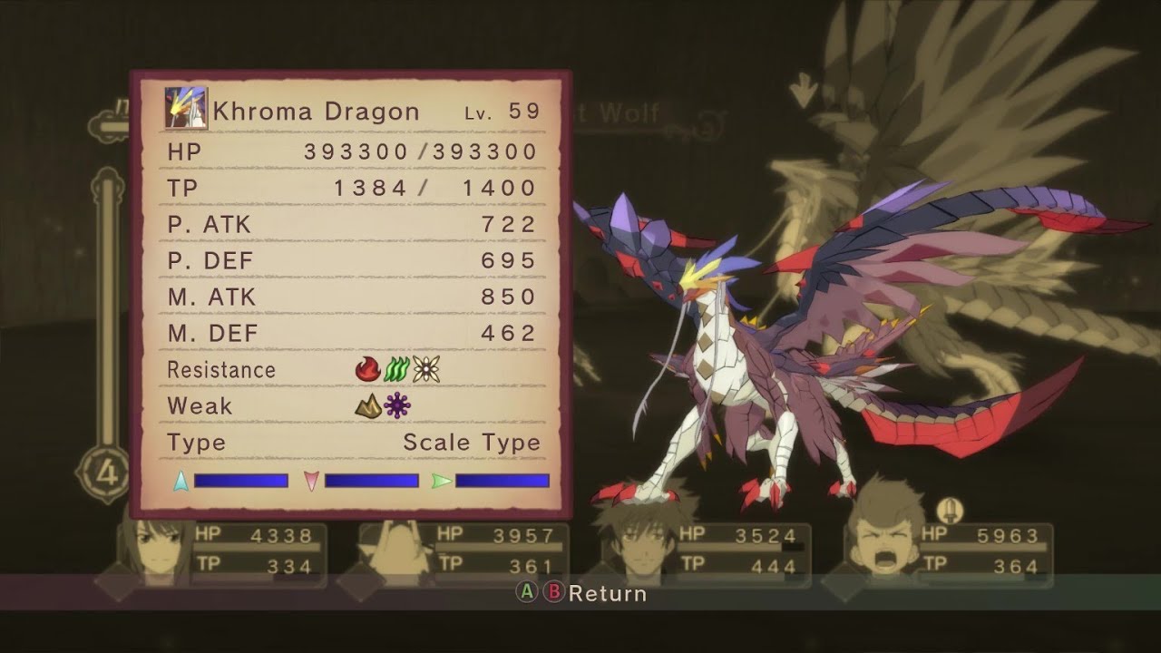 Boss Fight - Khroma Dragon and Spirit of Wind - TOV Definitive Edition ...