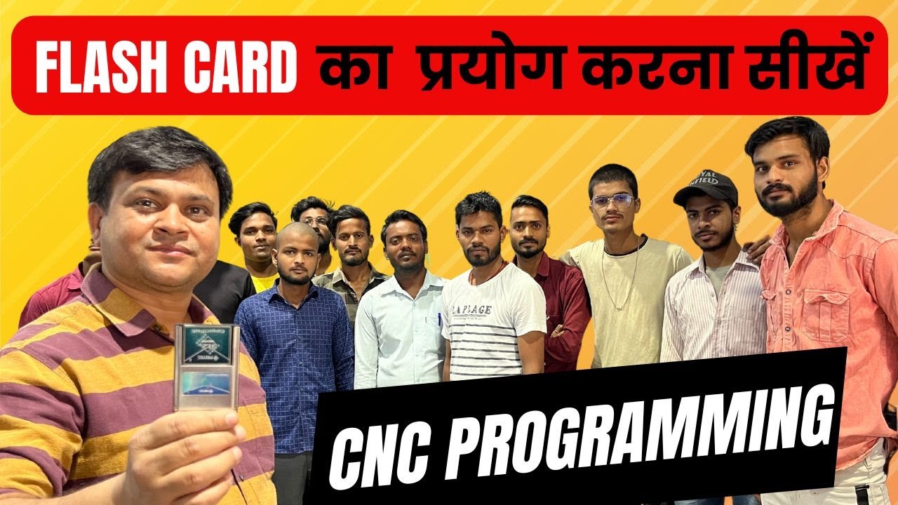 FLASH MEMORY CARD USE ON CNC MACHINE PRACTICAL - YouTube