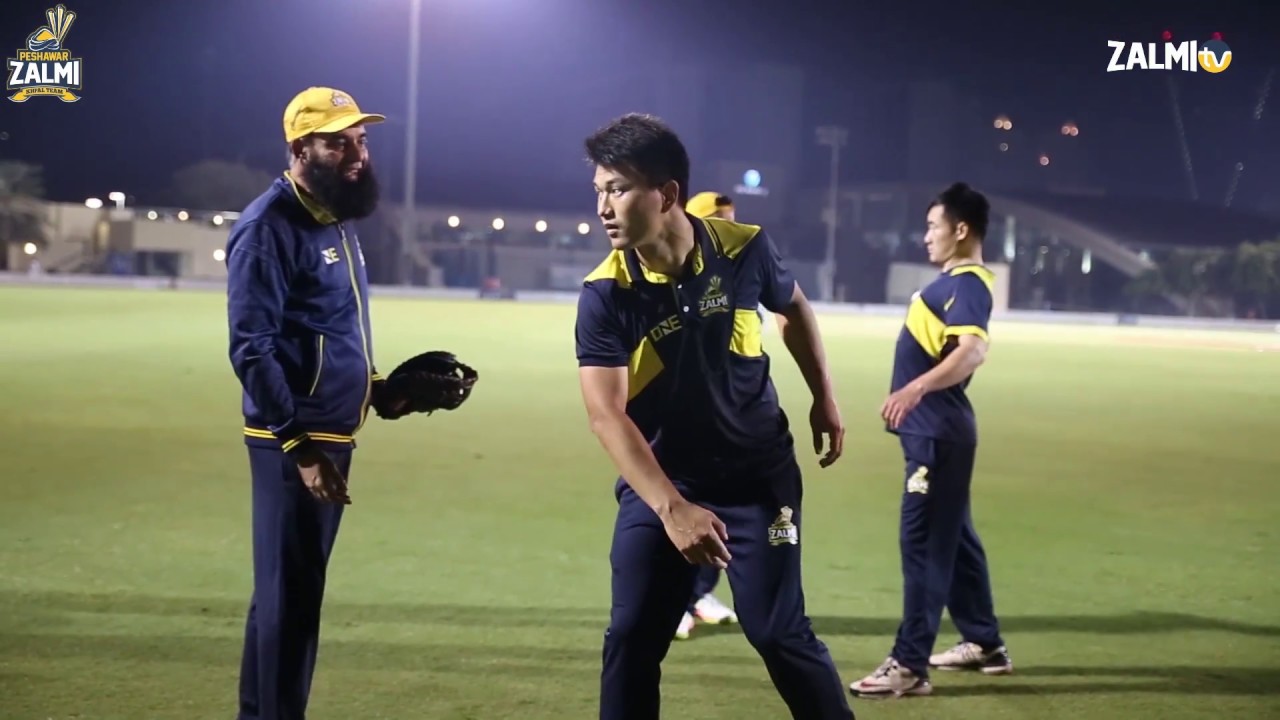 The Journey of Chinese Player with Peshawar Zalmi in PSL 3 - YouTube