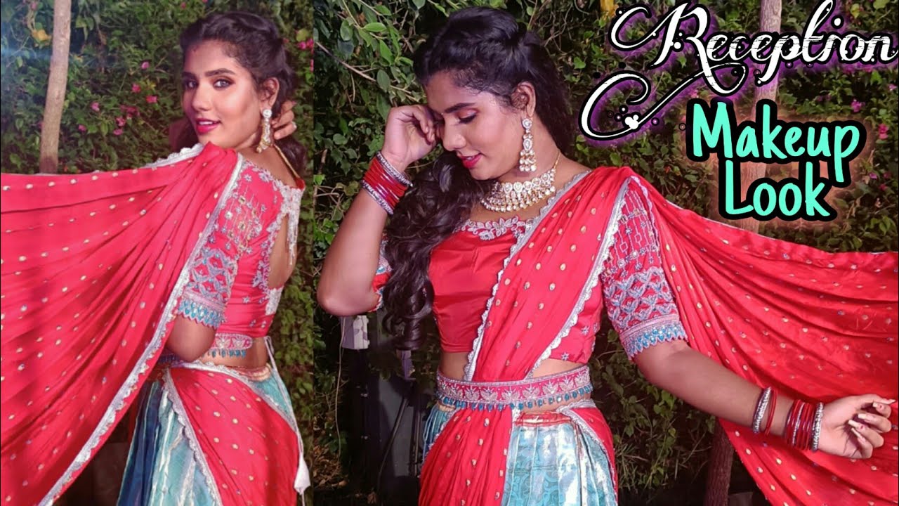 My Makeup Look On RAM & JAANU's Reception😍 || Kanmani beauty tips - YouTube