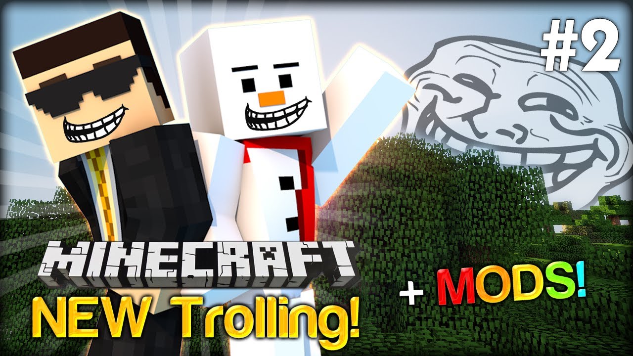 Trolling with the Troll Mod - Minecraft NEW Trolling #2 w/ Baki and ...