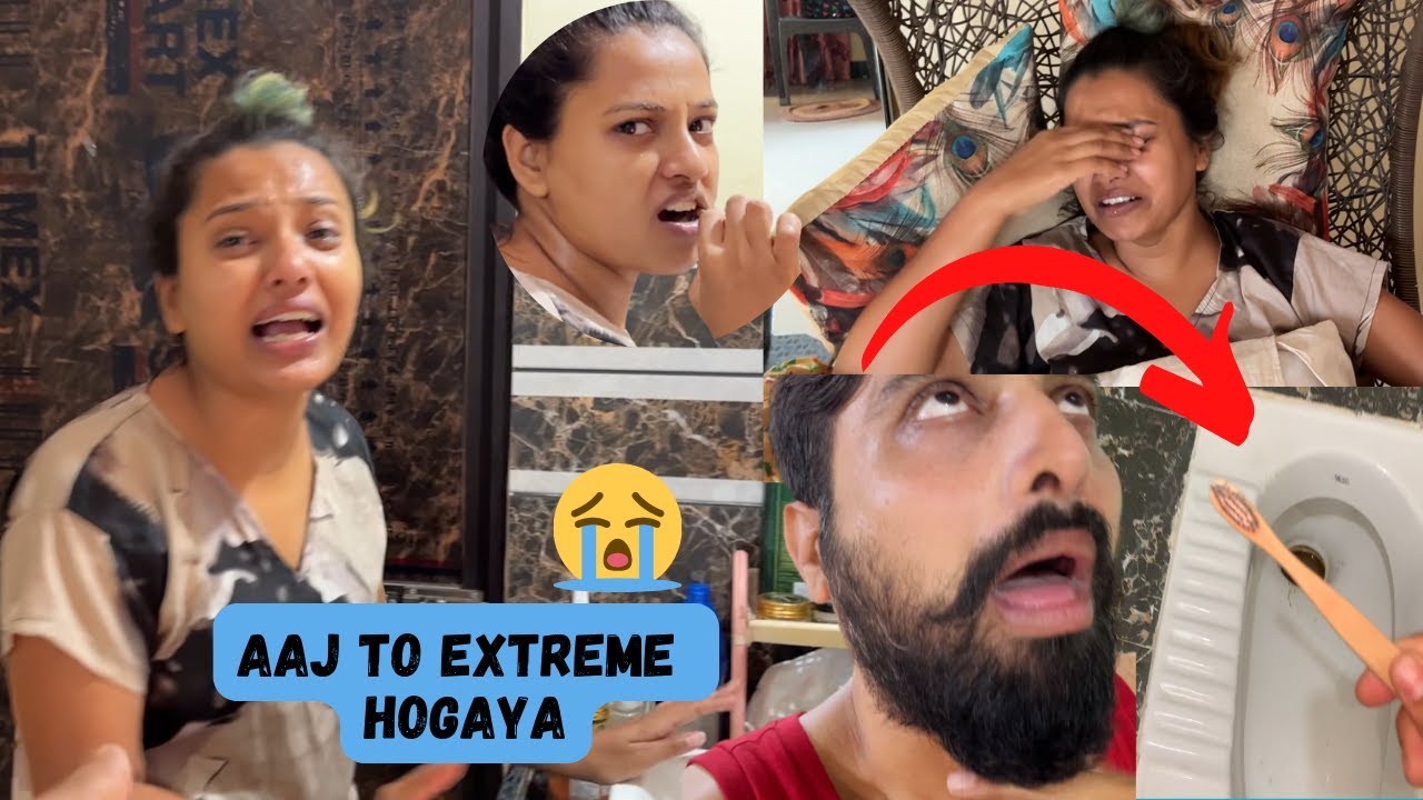 PRANK on WIFE CRYING // Toothbrush in Toilet Prank on Indian Wife ...
