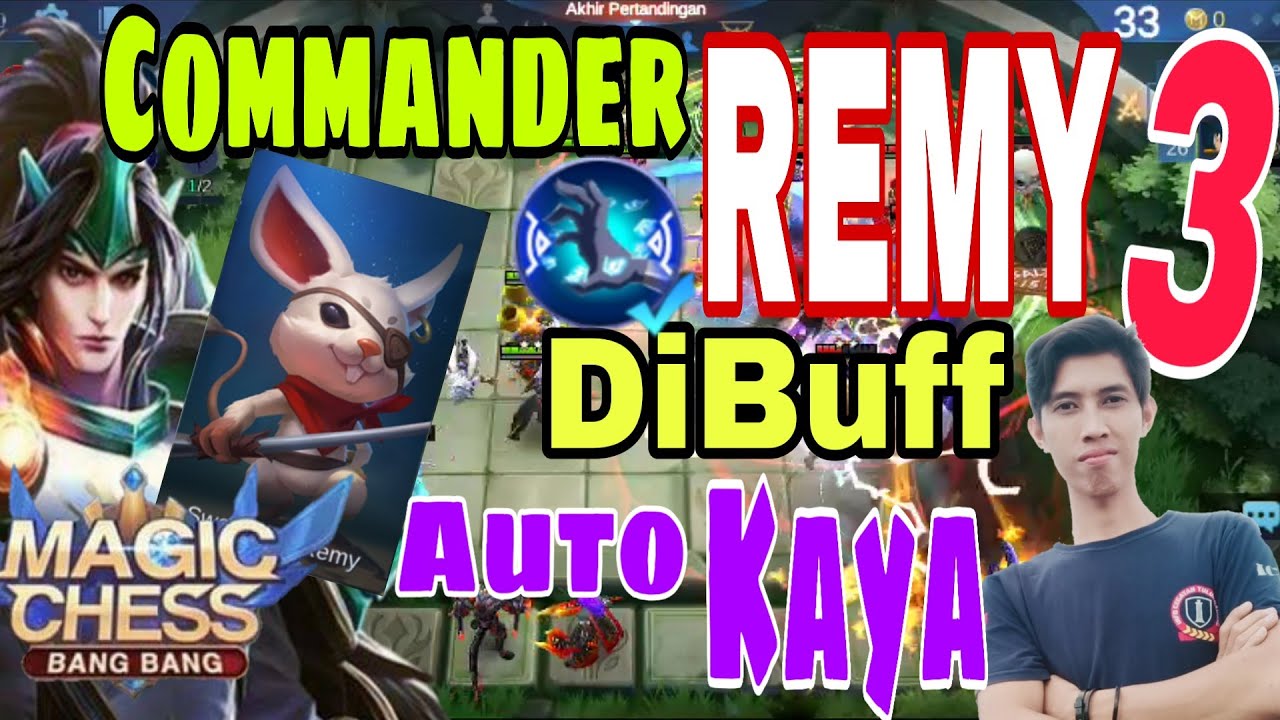 COMMANDER REMY 3 DI BUFF | AUTO JUARA SATU DAN AUTO KAYA | EPIC ...