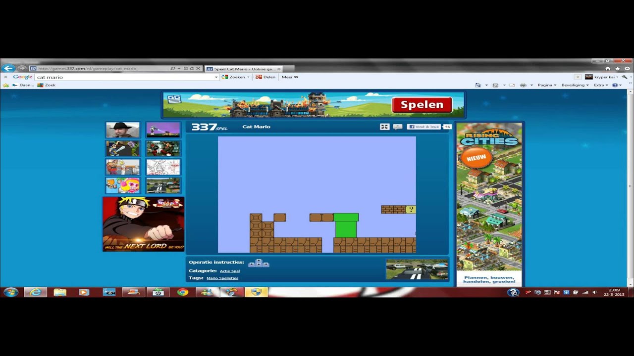 CAT MARIO :) TROLL spel - YouTube