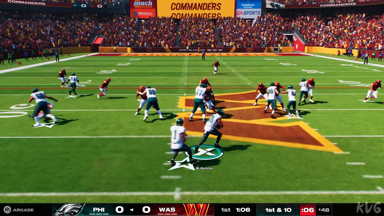 Madden NFL 25 - Philadelphia Eagles vs Washington Commanders - Gameplay ...