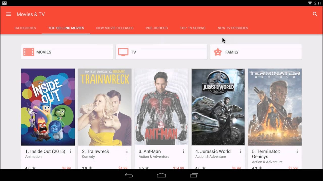 PAX Entertainment System : Google Play Store - Netflix - YouTube