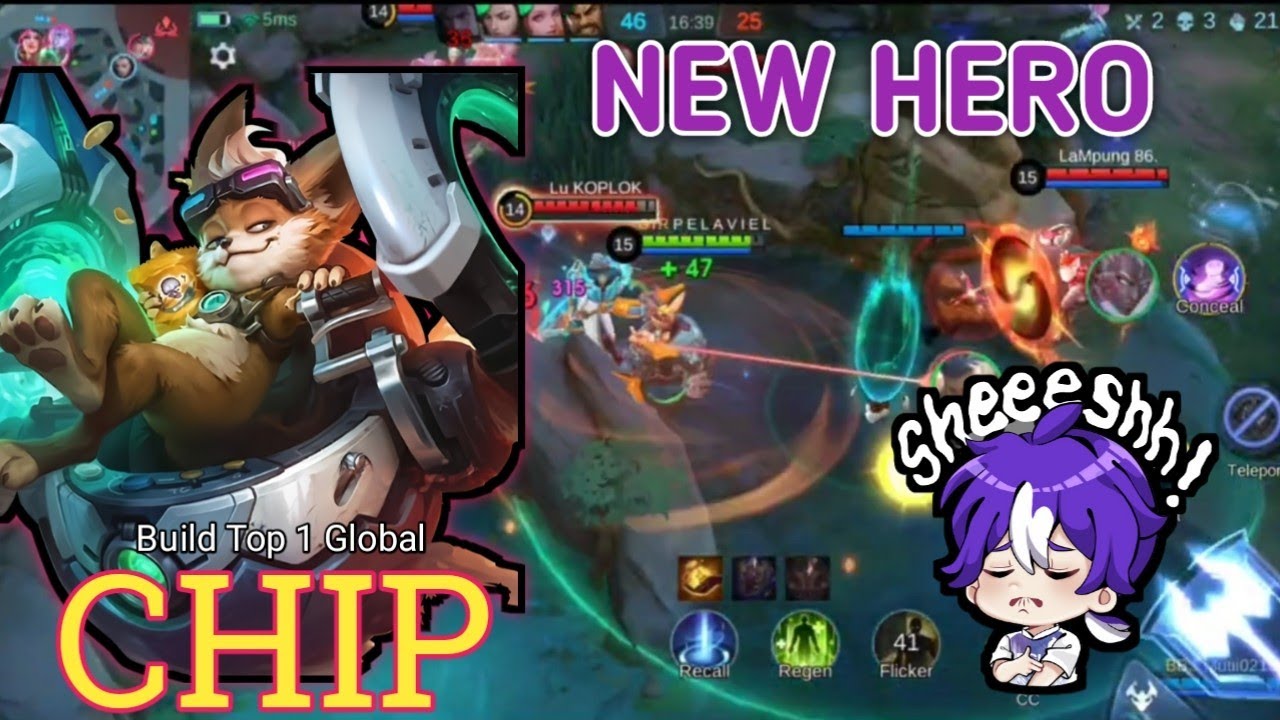 (NEW HERO CHIP) GAMEPLAY CHIP - BUILD TOP 1 GLOBAL CHIP - MOBILE LEGEND ...