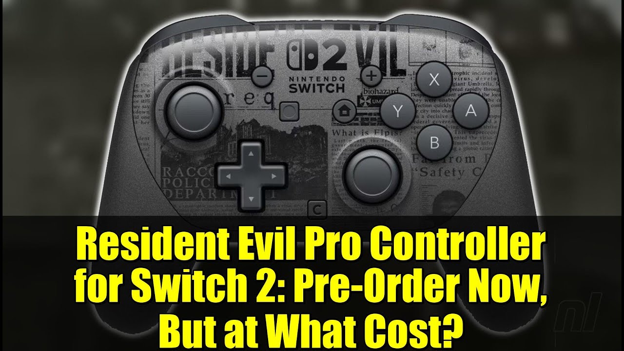 Resident Evil Pro Controller for Switch 2: Pre-Order Now, But at What ...