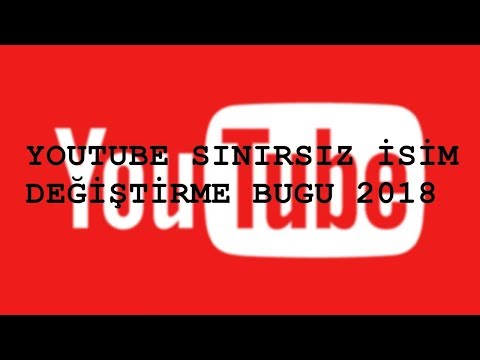 Youtube İsim Değiştirme Bugu 2018 ! (YALANSA DİSS AT)