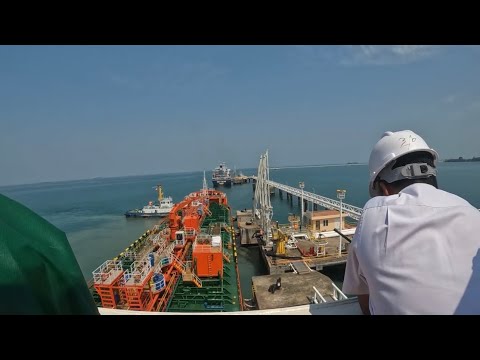Berthing Tanker ship in Tela-2 Jetty#ship #marinelife #tanker # ...