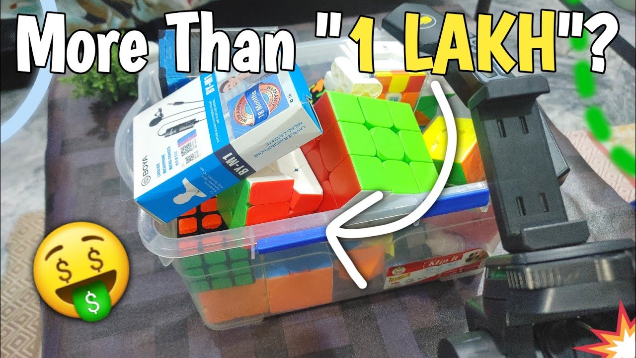Cost of All My Rubik's cubes + Setup In 2024 (EXPENSIVE🤑) - YouTube