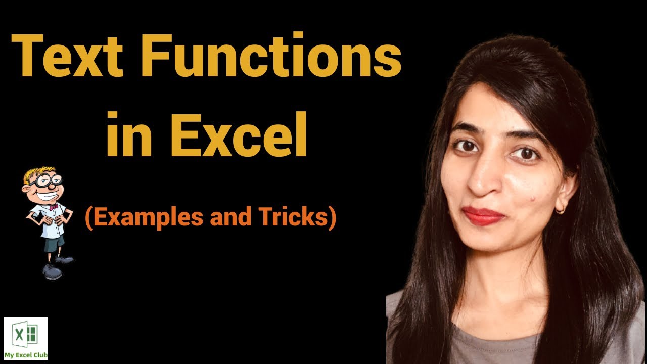 Ms Excel Text Functions Concatenate Left Right Upper Lower