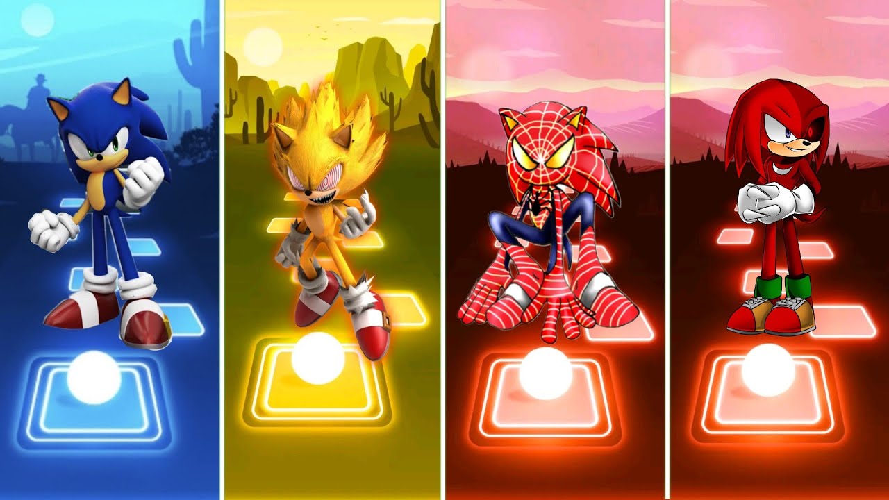 Sonic The Hedgehog 🆚 Knuckles Exe Sonic 🆚 Super Sonic Exe 🆚 Spiderman ...