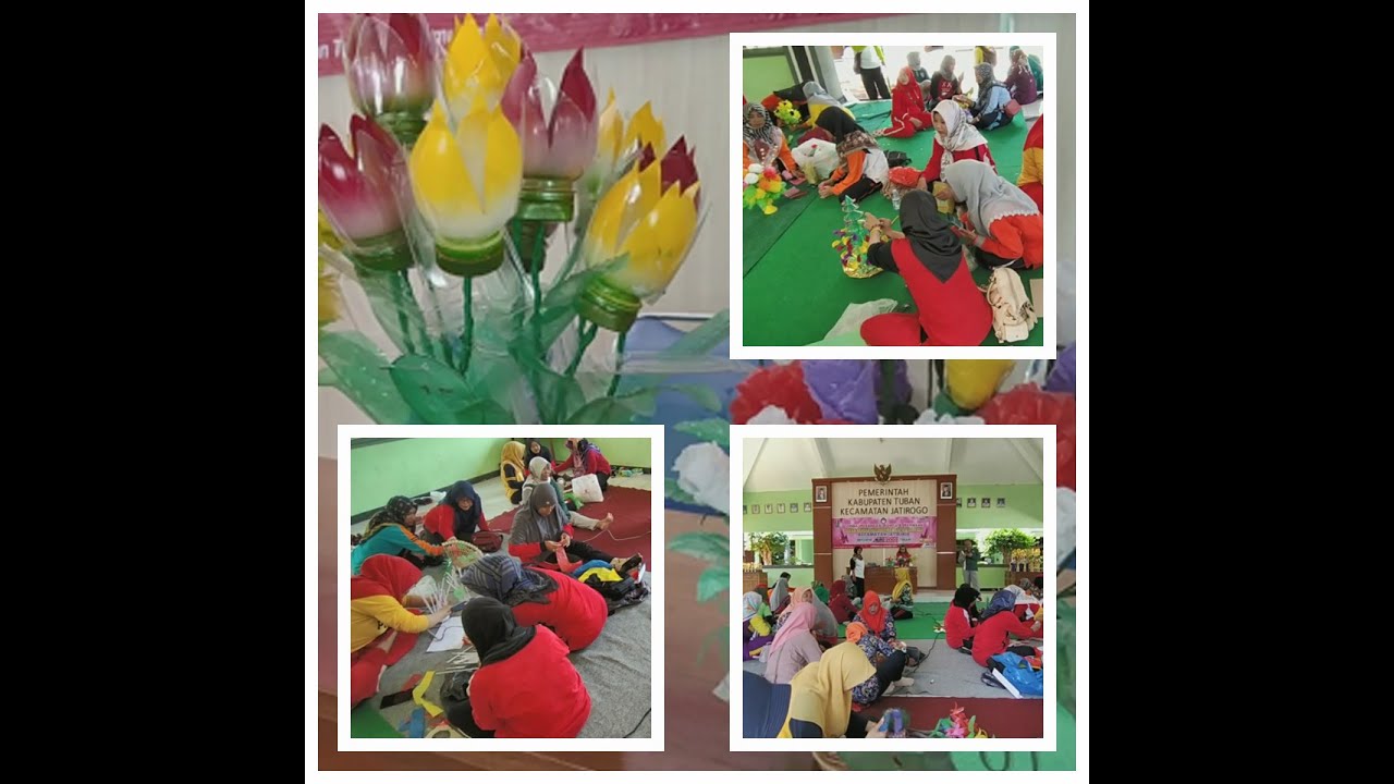 LOMBA MERANGKAI BUNGA TP. PKK SE-KECAMATAN JATIROGO - YouTube